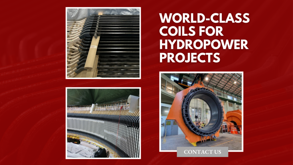 World-Class Diamond Coils for Hydropower Projects - Preformed Windings